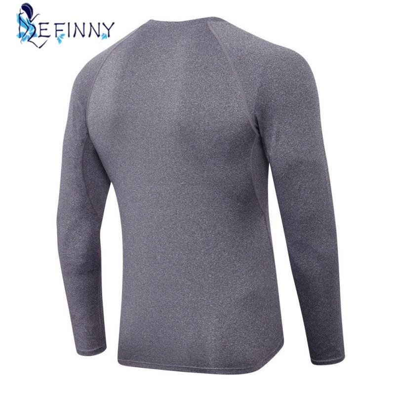 Buy Men's Quick-drying Fitness Long-sleeved Stretch Tight Sports Running Training Suit ...