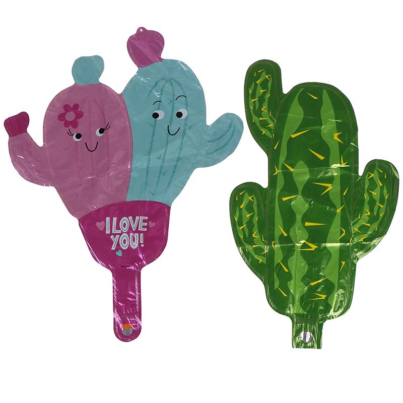 Buy Mini Green Cactus Balloon Standing Plant Foil Balloons Birthday ...