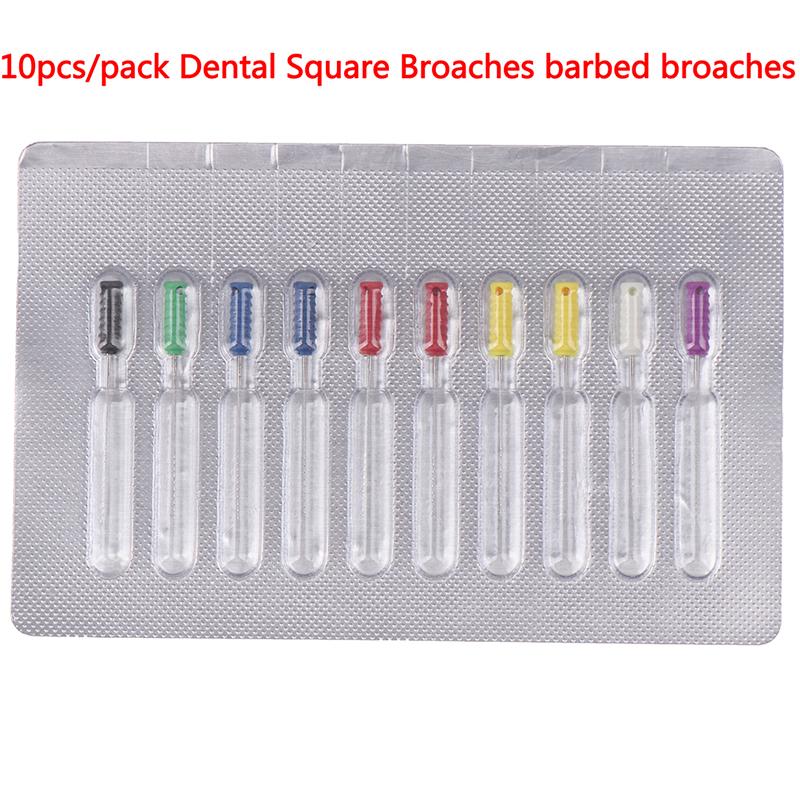 Buy 10Pcs 21 / 25Mm Dental Barbed Broach Medical Stainless Steel Root ...