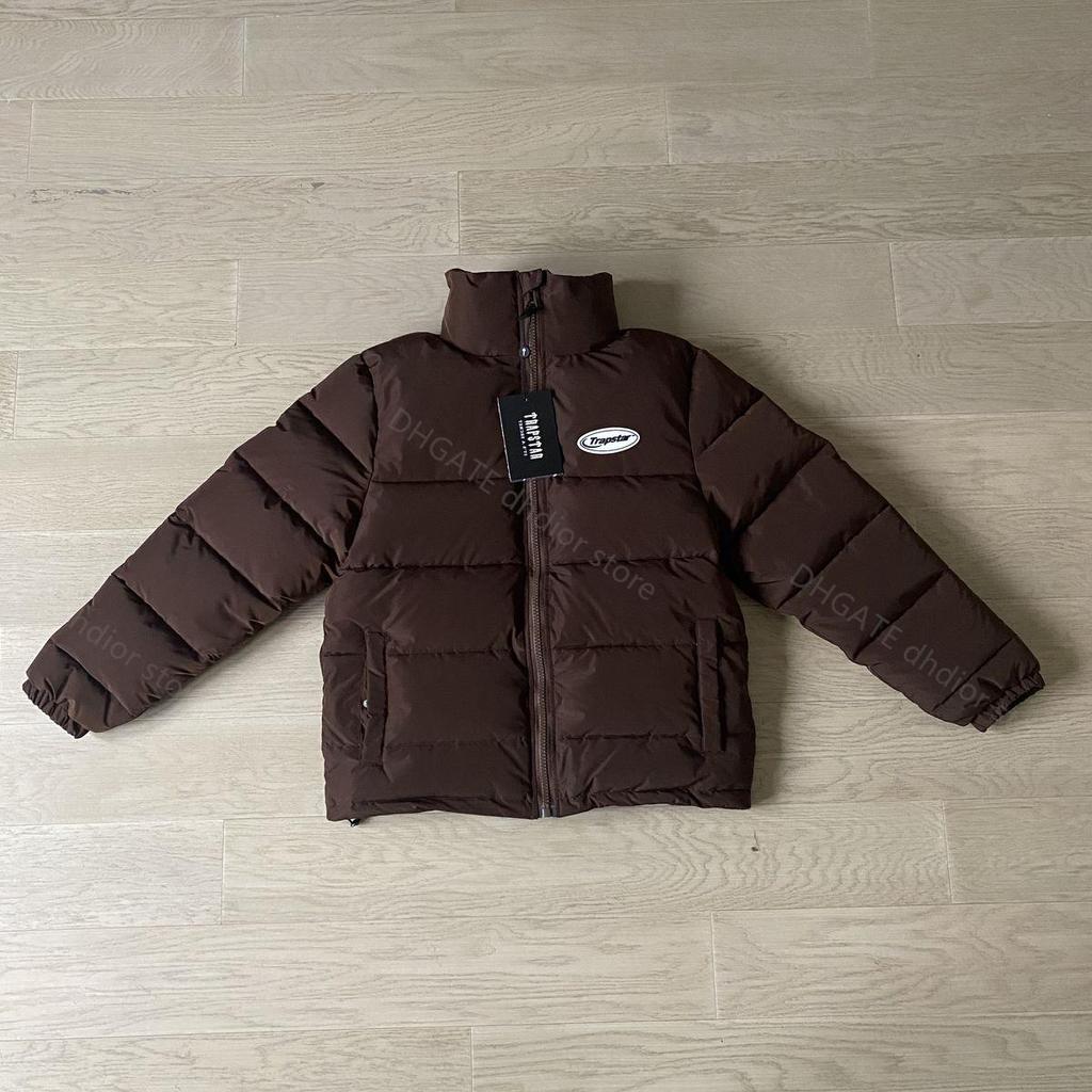 Buy Trapstar Down Jacket Luxury Designer Embroidered Letter Zipper ...