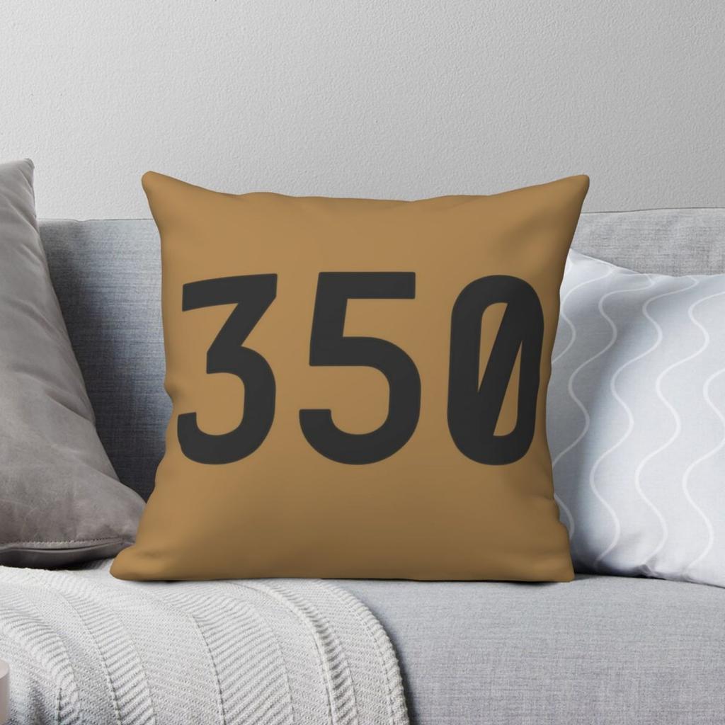 350 Hype Square Pillowcase Polyester Linen Velvet Printed Zip Decor ...