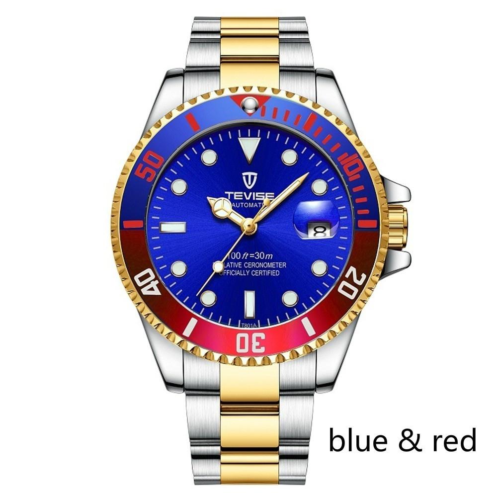 Buy Luxury Men Luminous Automatic Watches Stainless Steel Mechanical ...