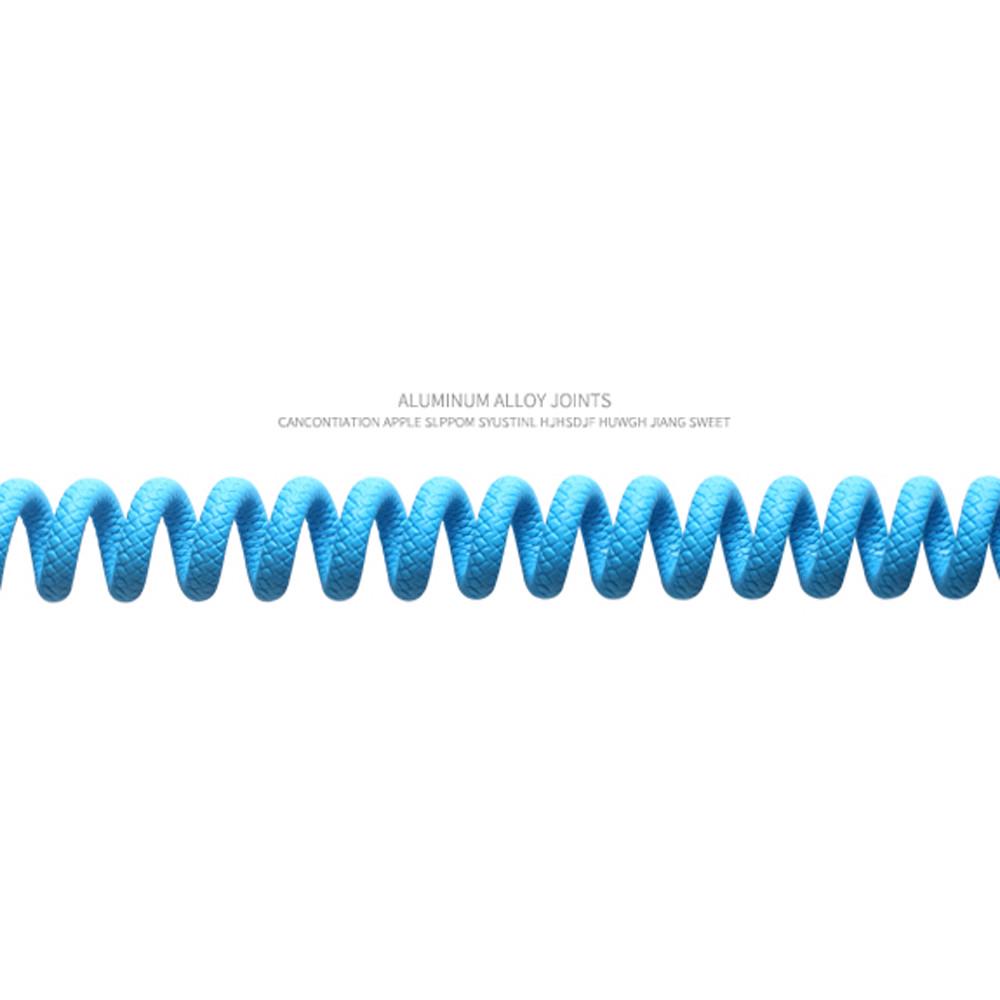 Buy 1x Type-C Braided Fish Tail Spring Durable Cable Data Fast Charging ...
