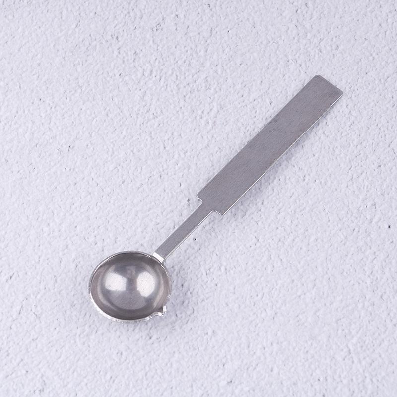 Buy Large Silver Stamp Spoon Vintage Wax Sealing Spoon Melting Sealing ...