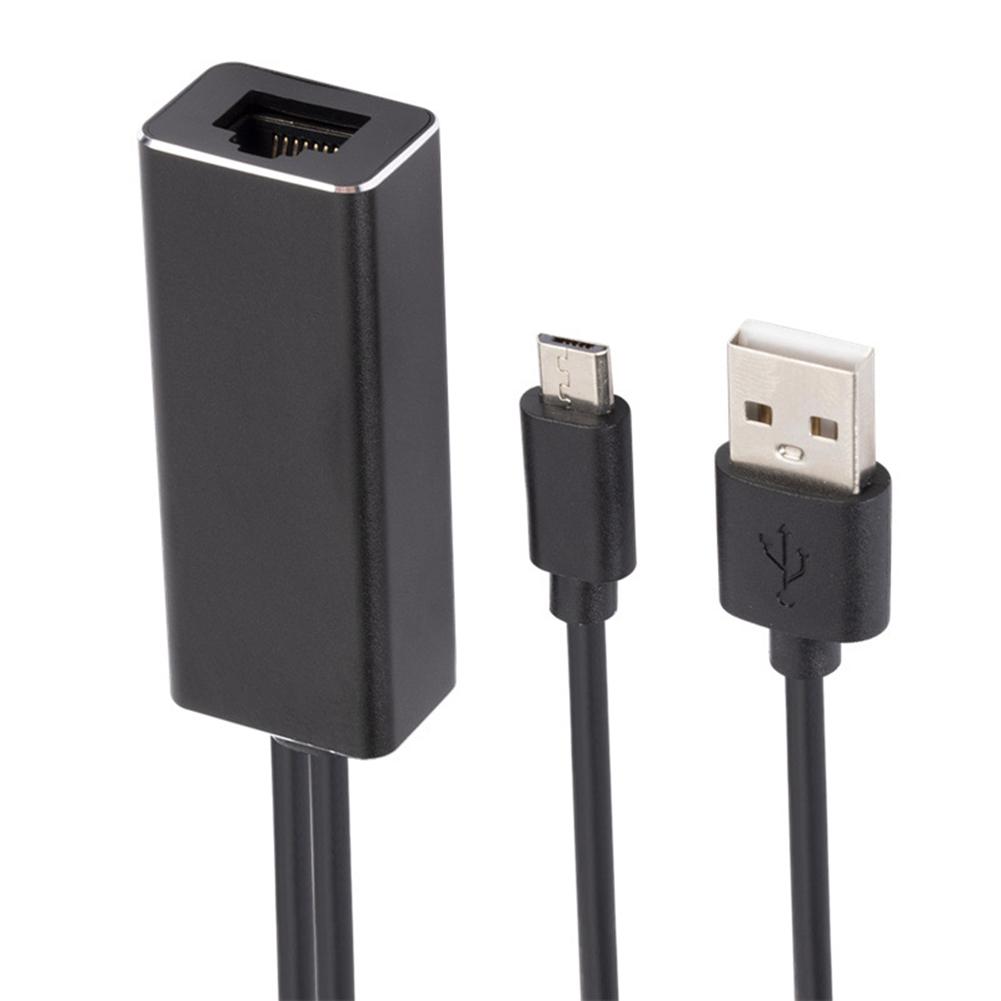 Buy Micro USB Power to RJ45 100M Adapter for Chromecast/TV Stick ...