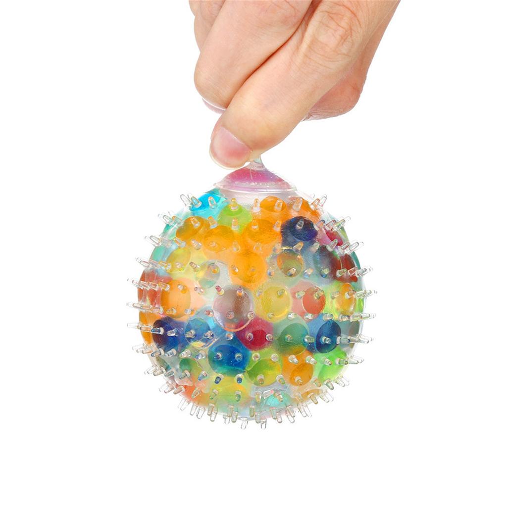 Buy 12pc Spongy Rainbow Ball Toy Squeezable Pressure Toy Stress Relief ...