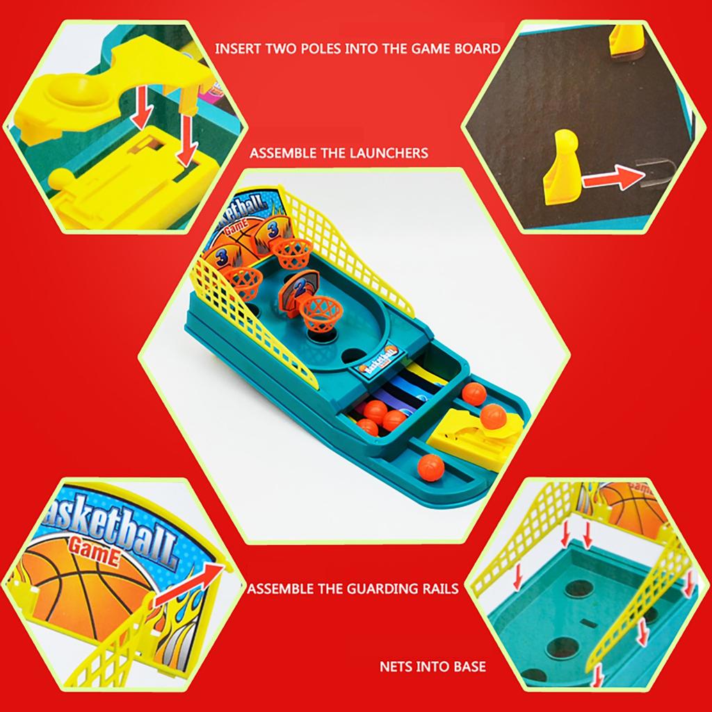 Buy Mini Desktop Arcade Basketball Game Tabletop Basketball Shooting ...