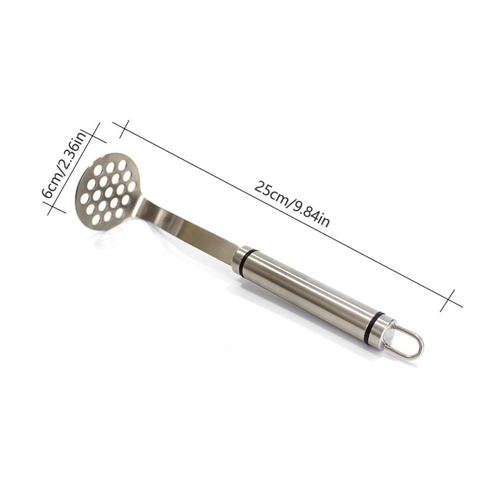Stainless Steel Potato Mashers Garlic Mud Pressure Puree Tool: الشراء ...