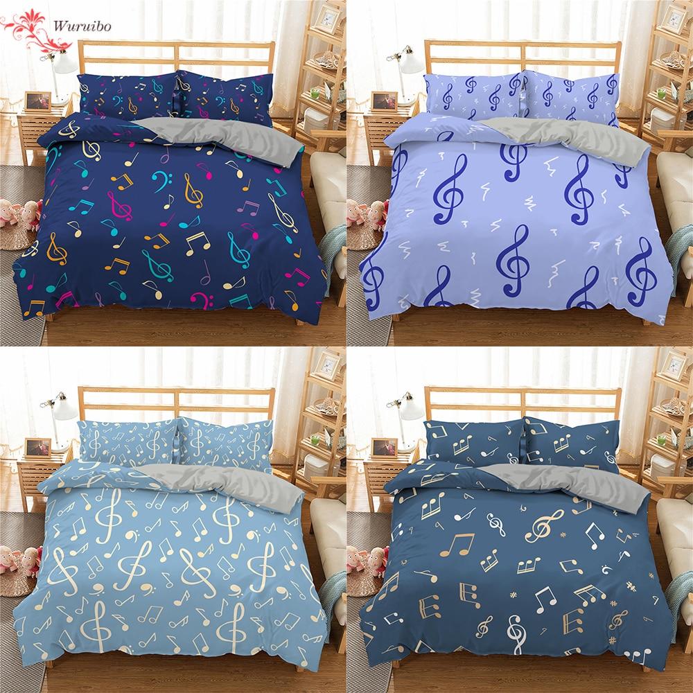 Buy Homesky Musical Note Pattern Bedding Sets Printing Duvet Cover ...