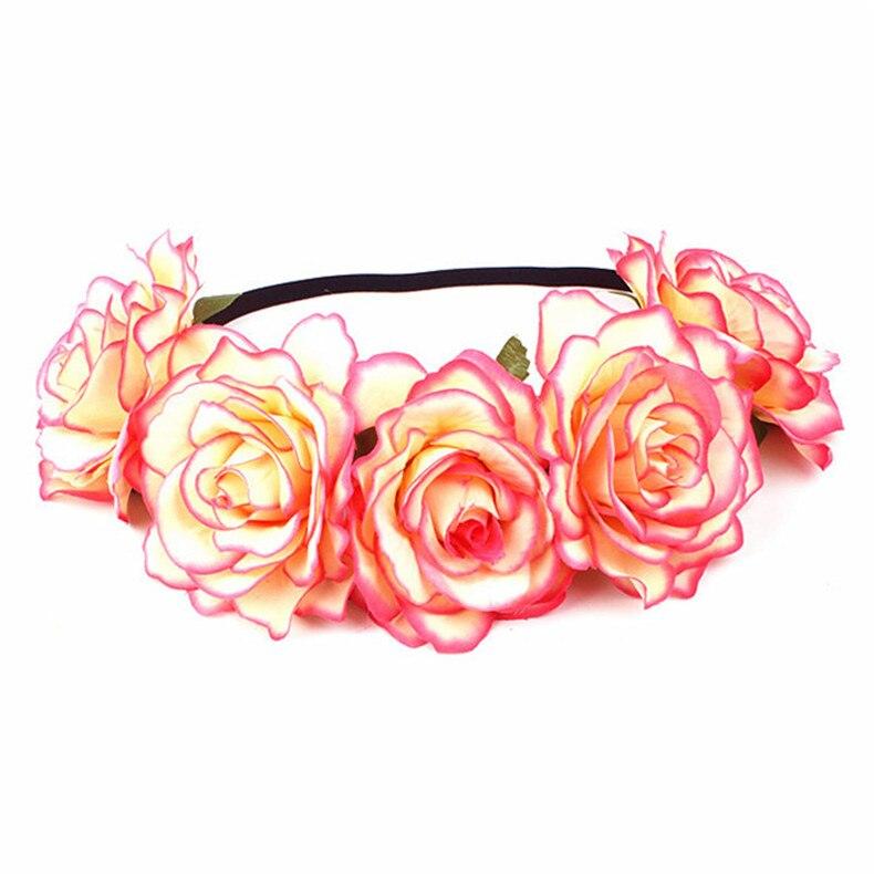 Buy Awaytr Wedding Flower Crown Head Band Women Wedding Floral Head ...