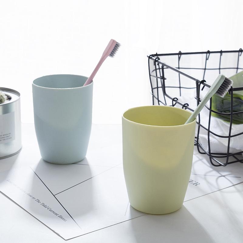 Buy Plastic Couple Toothbrush Cups Solid Color Environmentally Friendly ...