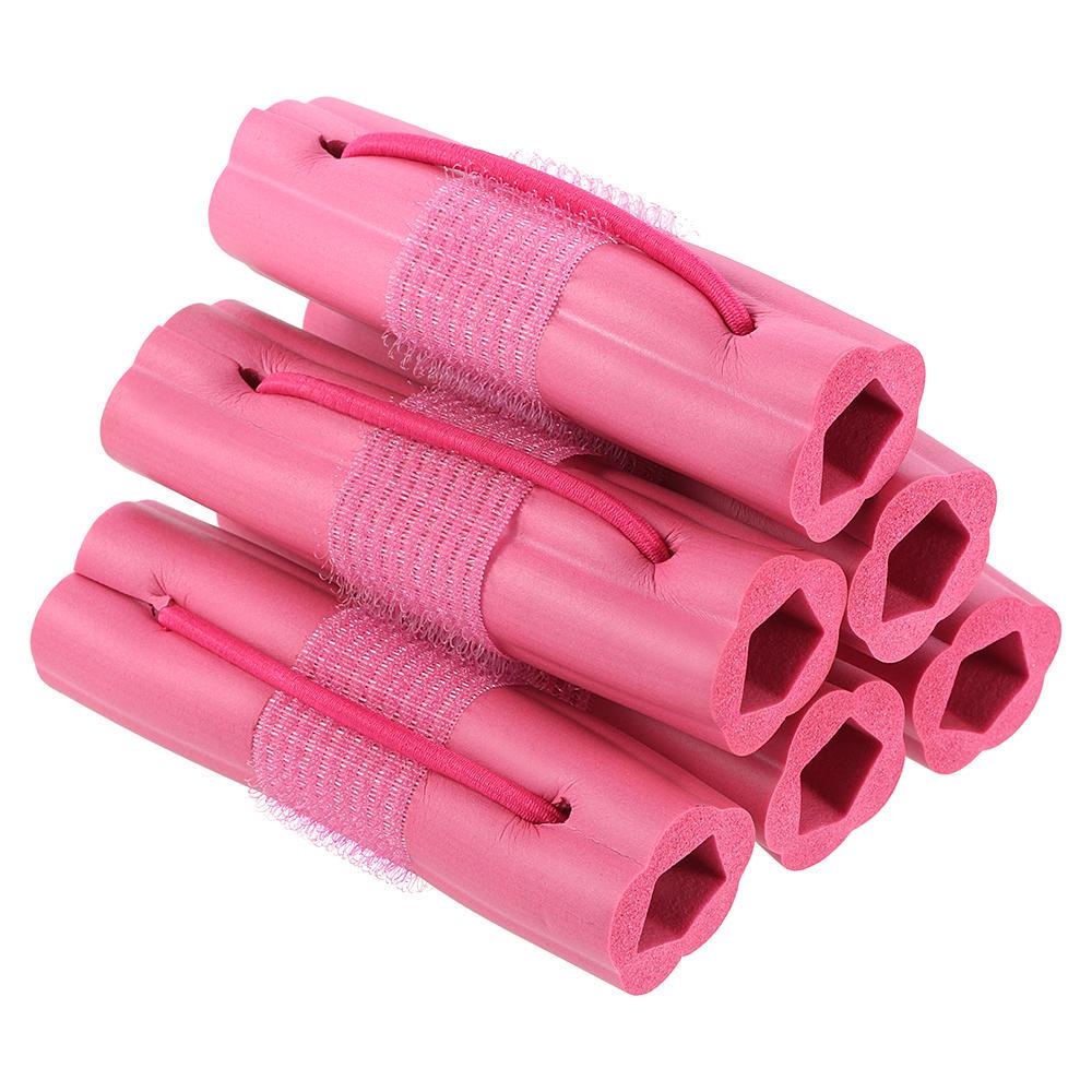 Buy 6pcs Magic Foam Sponge Hair Curler DIY Wavy Hair Travel Home Use ...