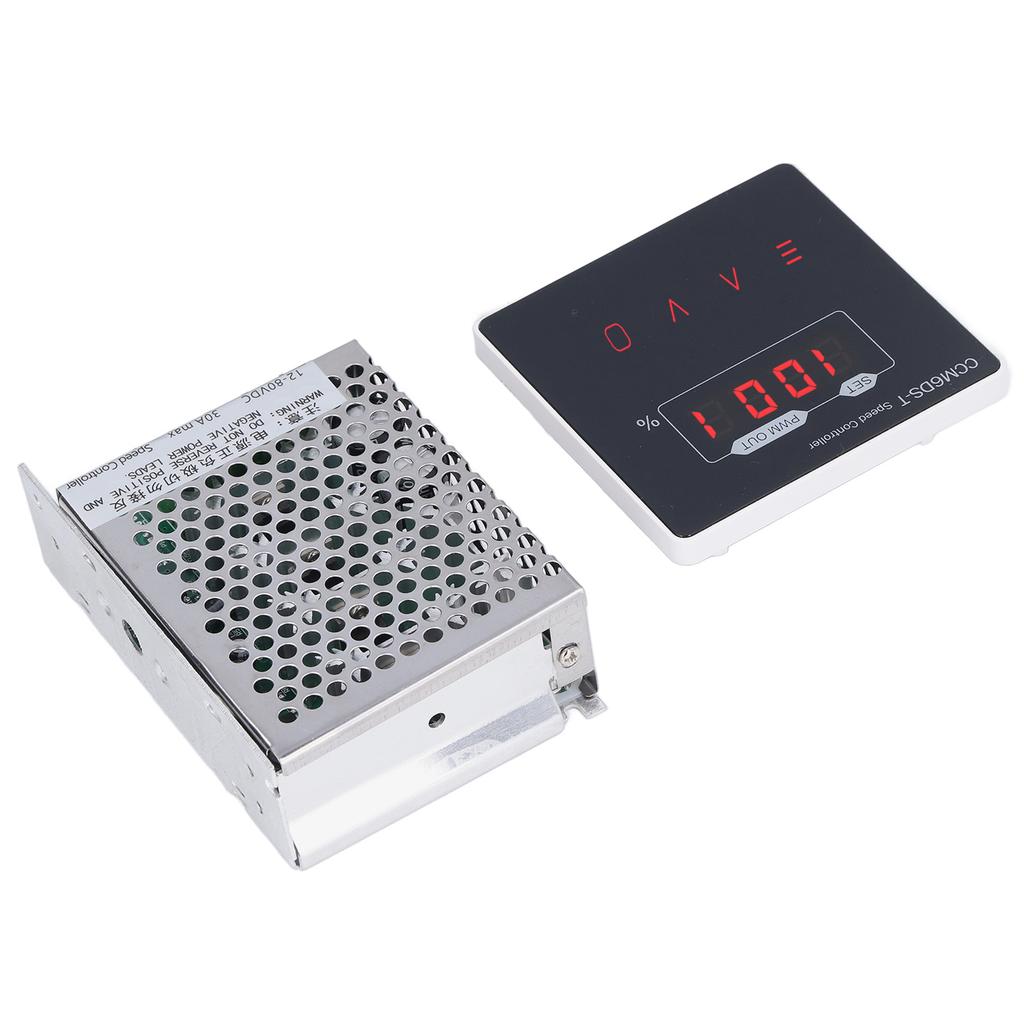 Buy Digital Display Motor Speed Controller Aluminum Alloy Dimming ...