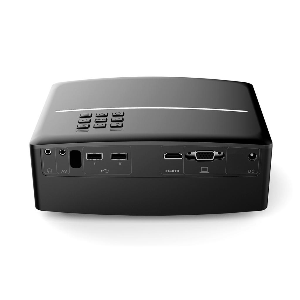 Buy GP80 1800LM 1920*1080 HD Home Theater LED Projector with Remote ...