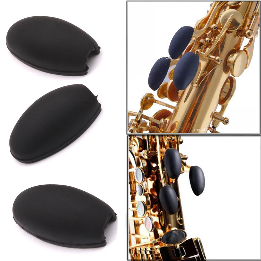 3 Pieces Wind Instrument Saxophone Thumb Finger Palm Key Cushion Parts ...
