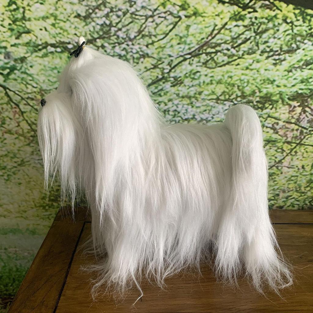 Cheap White Maltese Stuffed Dog Plush Toy Cute Simulation Bichon ...
