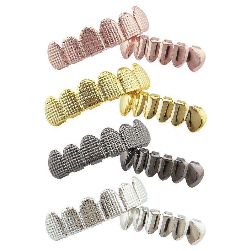 Cheap 1 Set Teeth Grillz Hip Hop Rapper Top Bottom Grills Party Cosplay ...