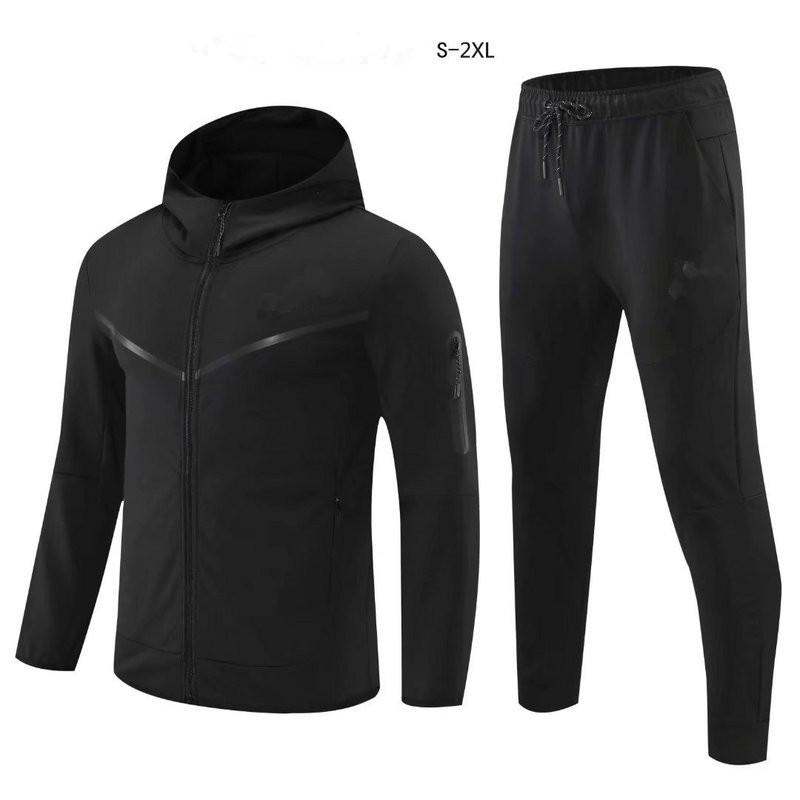 Buy Men Two Pieces Set Fashion Sweatshirts Men Sportswear Tracksuit ...