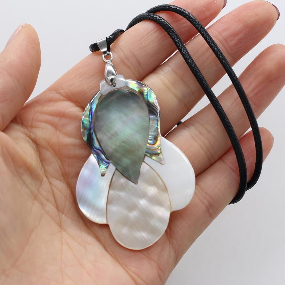 Buy Natural Shell Necklace Pendants Jewelry Mother of Pearl Shells ...