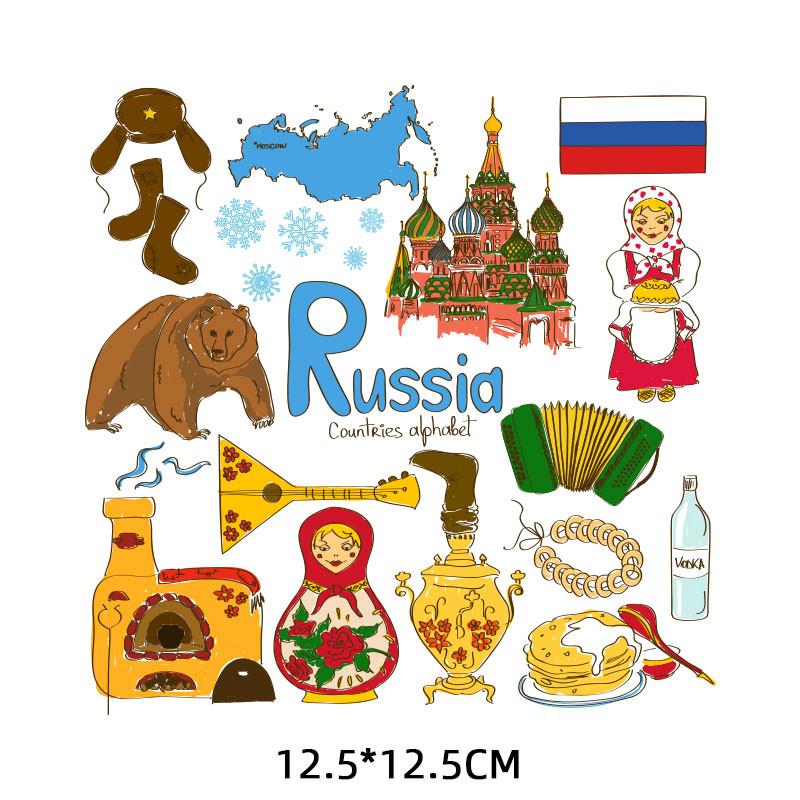 National Culture Hot Printing Transfer Sticker Decorative Sticker ...