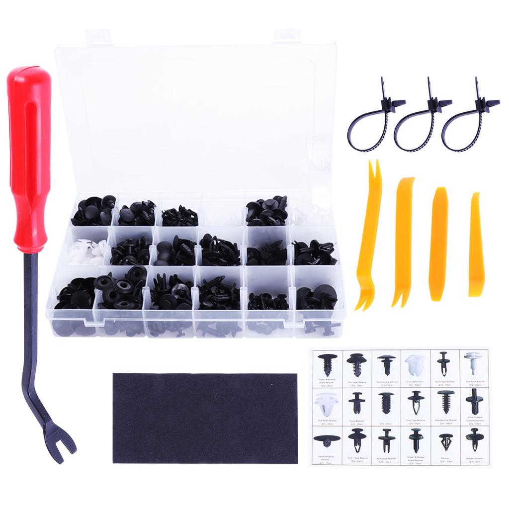 Buy 456Pcs Push Pins Durable Portable Push Retainer Clips Push Retainer ...