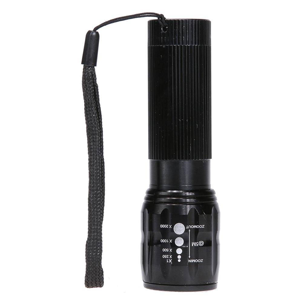 Buy 3W 3 Mode Waterproof Retractable Flashlight Focus Torch Zoom Lamp ...