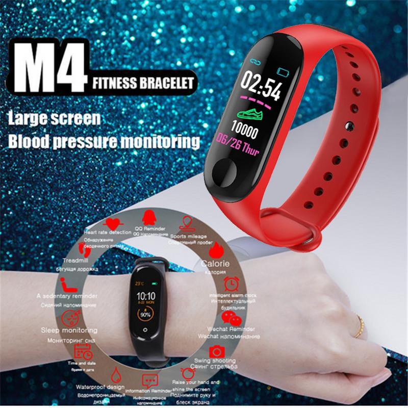 Buy M3 Bluetooth Smart Watch Fitness Waterproof Touch Screen LED Heart ...
