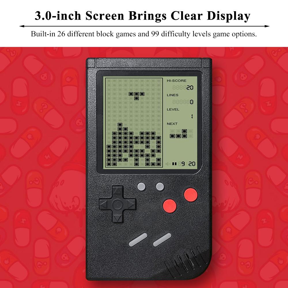 Classic Game Console Tetris Game Block Game Puzzle Games Handheld Game ...