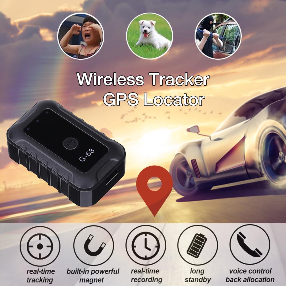 Buy Wireless Tracker GPS Locator G68 Free Installation Mini Car Truck ...