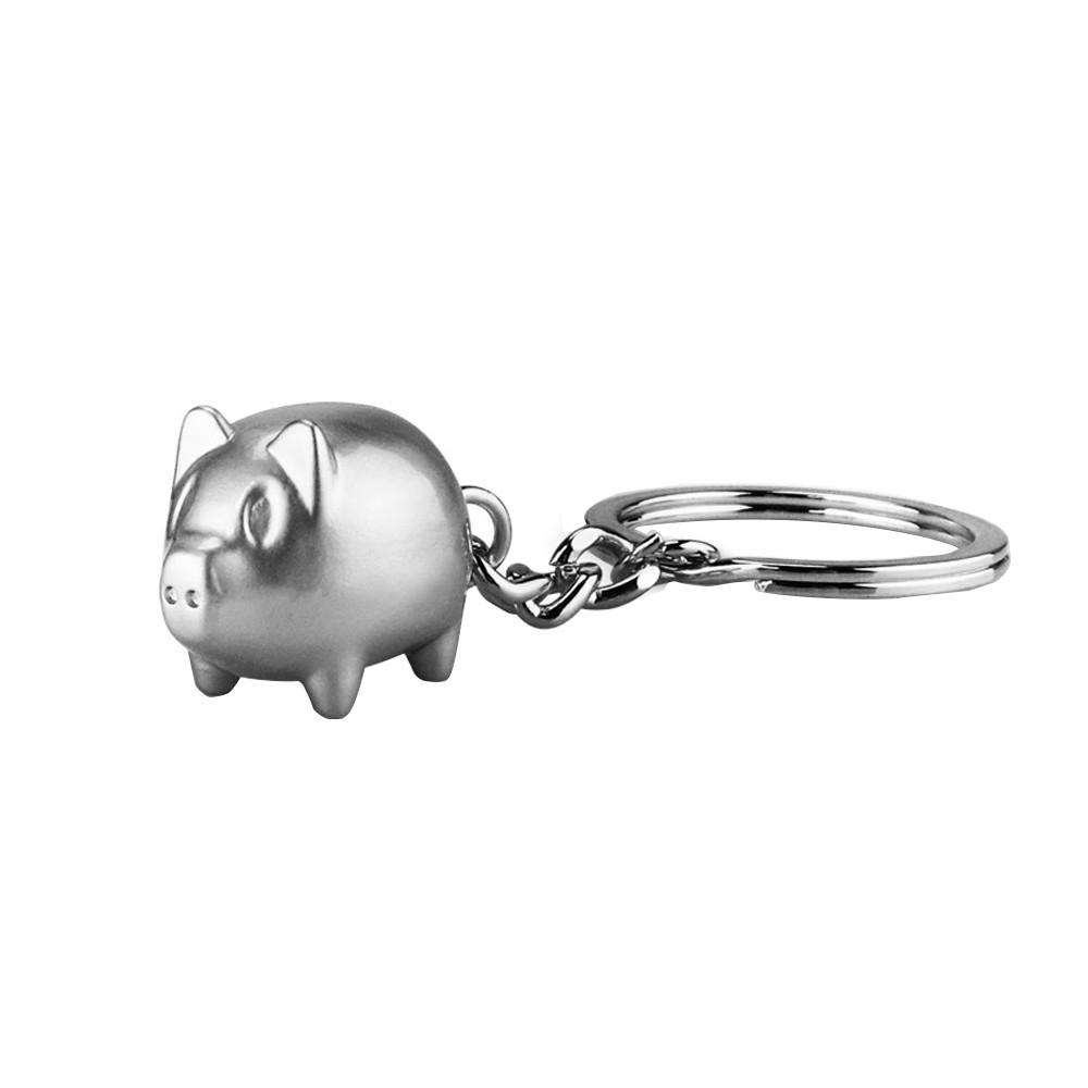 Buy Zodiac Piglet Key Ring Gift Pendant Metal Ring Gold Pig Silver Pig ...