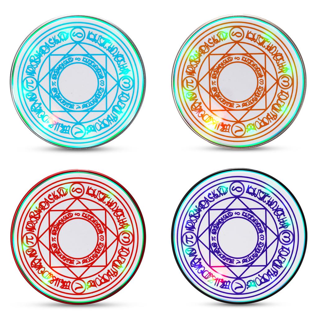 Buy Qi Magic Circle Array LED Mini Wireless Charger Fast Charging Pad ...