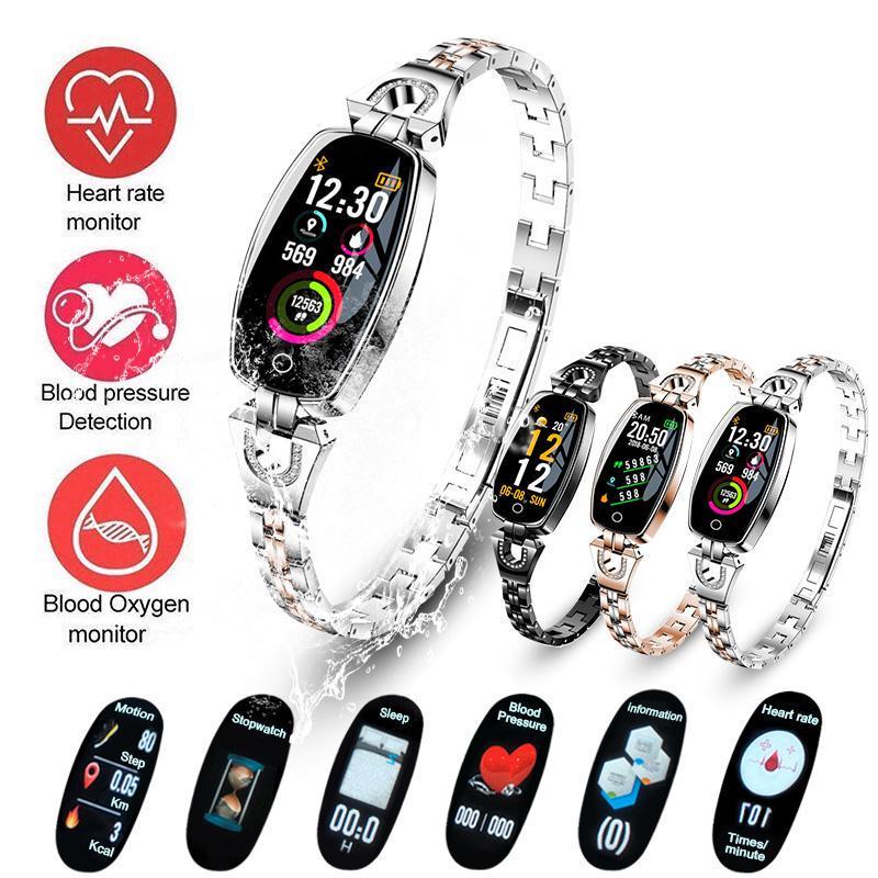 Buy Women H8 Smart Watch Waterproof Heart Rate Monitoring Bluetooth ...