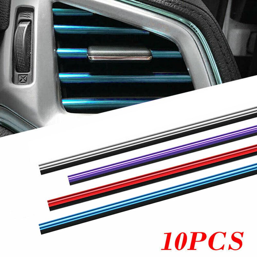 Buy 10Pcs Auto Car Accessories Decoration Air Conditioner Air Outlet ...