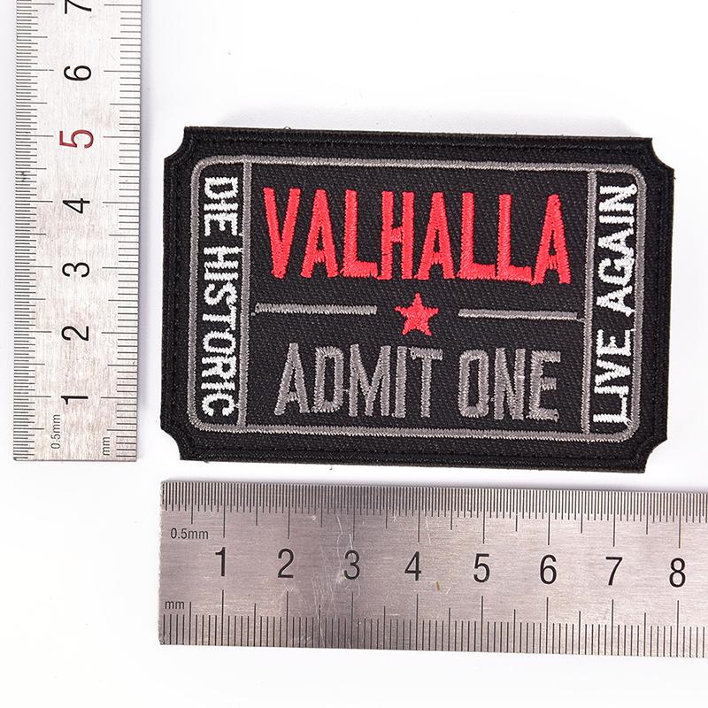 Buy ticket to valhalla morale military tactical vikings patch army ...