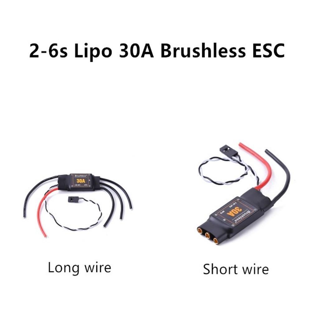 Buy 2-6S Lipo 30A Brushless ESC High Refresh Rate For Multi-axle ...