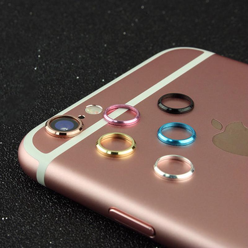 8pcs Metal Rear Camera Lens Protector Protective Ring For iPhone 6/6S ...