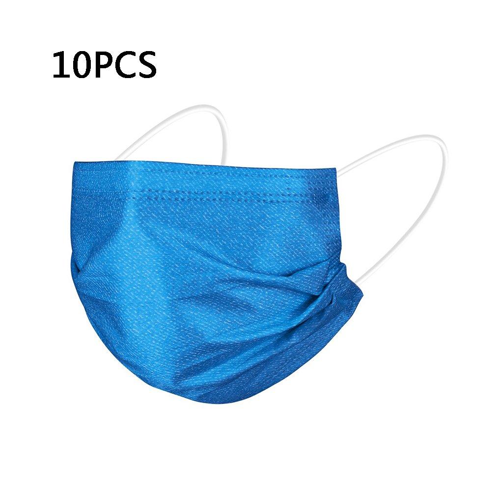 Buy Adult Disposable Mask 3 Layers Protective Mask Dustproof Denim ...