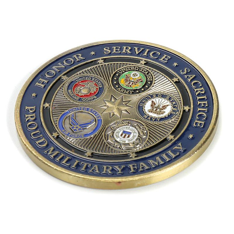 Buy U.S.A,U.S Military,Army Round Commemorative Coin American Egale ...