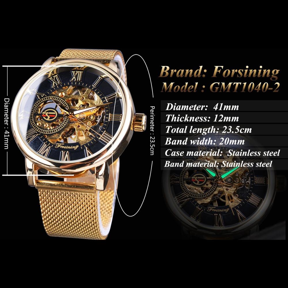 Buy Forsining 2022 New Top Men's Watch Automatic Mechanical Watch ...