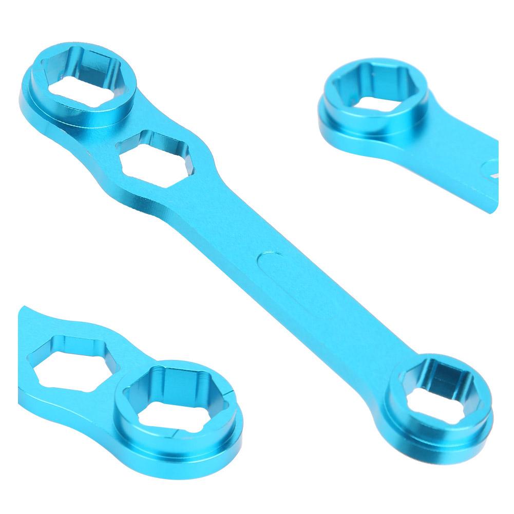 DIY Casting Fishing Reel Wrench Blue Aluminium Alloy Spanner Repairing ...