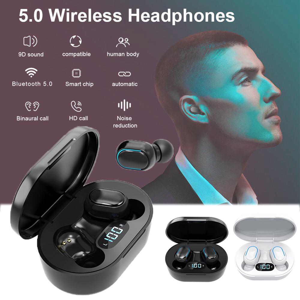 Buy TWS Wireless Earphones Bluetooth 5.0 HD Call Headphones Stereo ...