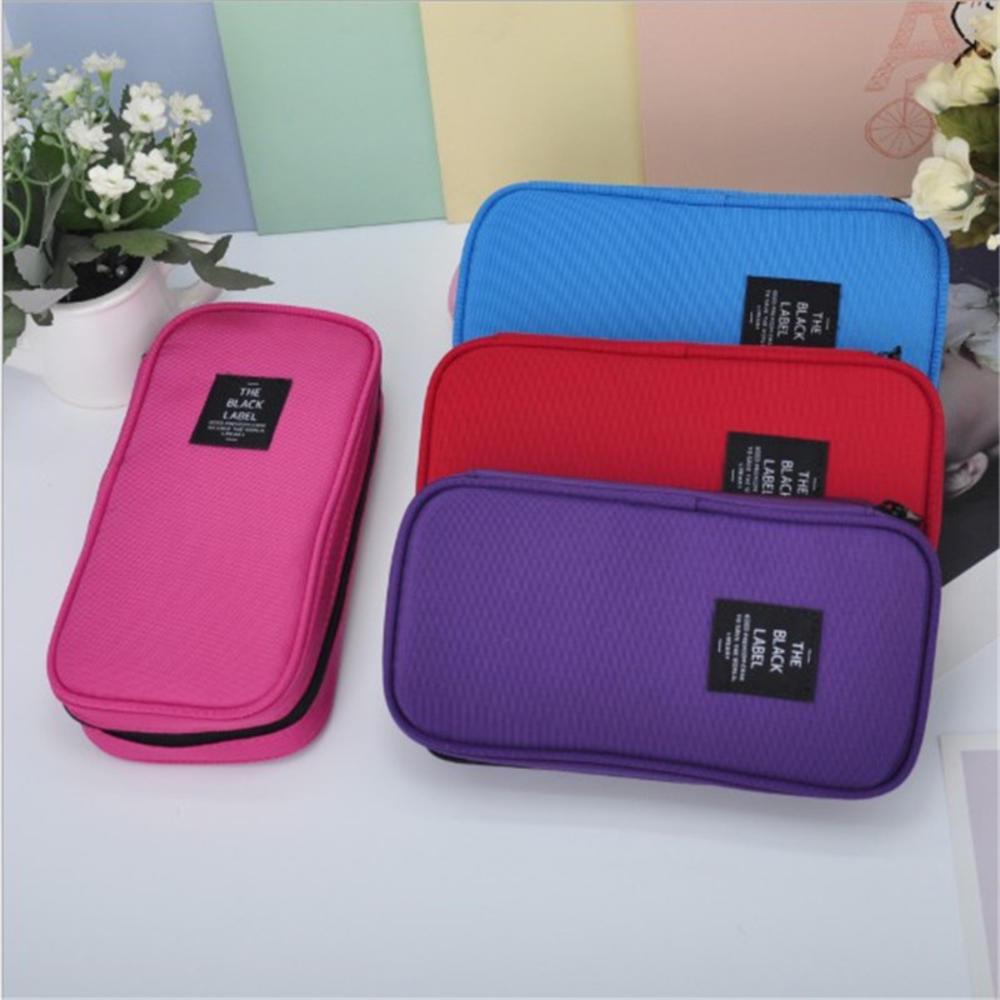 Buy Solid Color Pencil Case School Student Stationery Office Supply ...