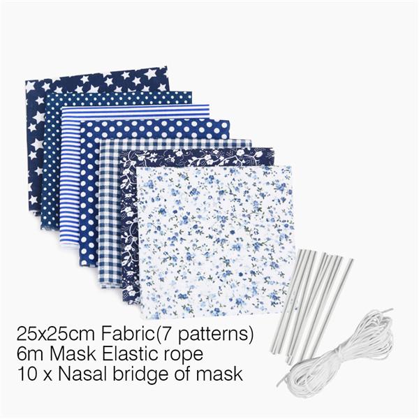 Buy DIY Color Handmade Cloth Face Mask Protection Shield Cover Kit Free ...