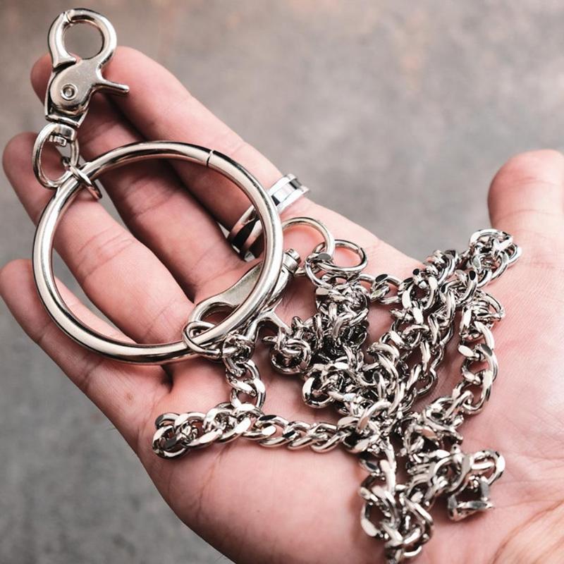 Buy 3 Pcs Silver Metal Biker Rock Punk Wallet Chain Jeans Link Waist ...