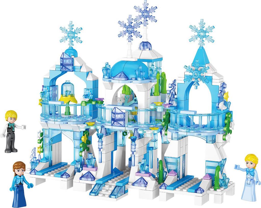 Buy Ice Building Blocks Set Iceland Model Brick Toys Children ...