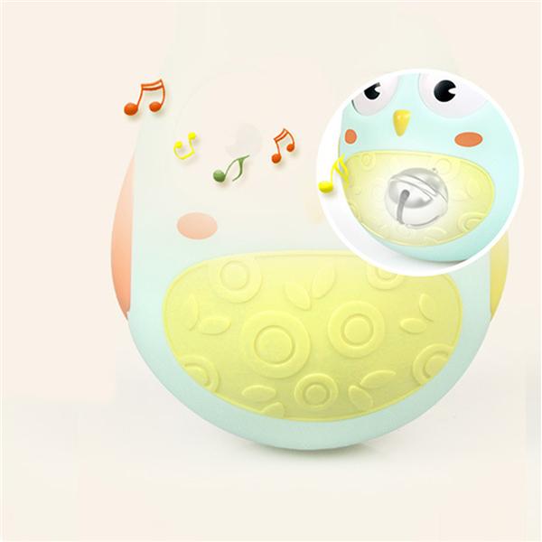 Buy 2pcs Owl Shape Roly-poly Tumbler Toys Children Baby Rattles ...