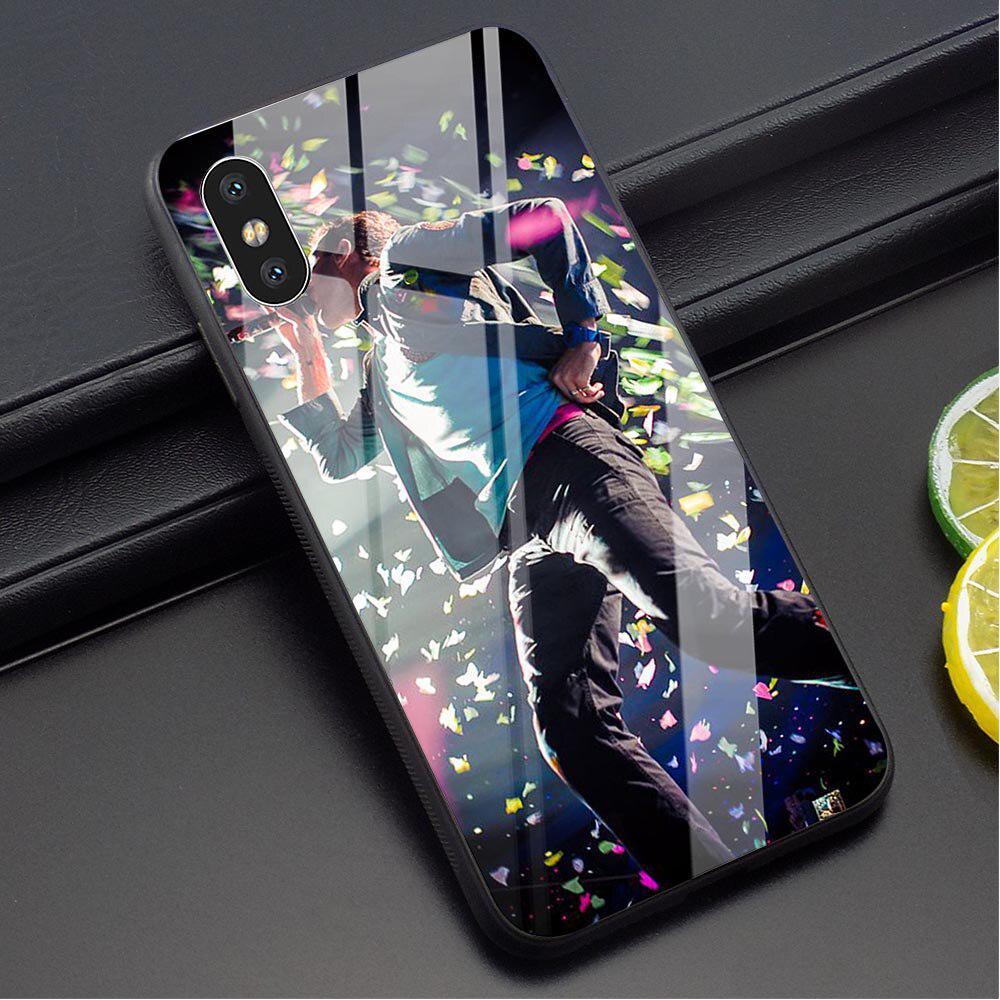 Coldplay Chris Martin Tempered Glass Pattern Phone Case Back Cover for ...