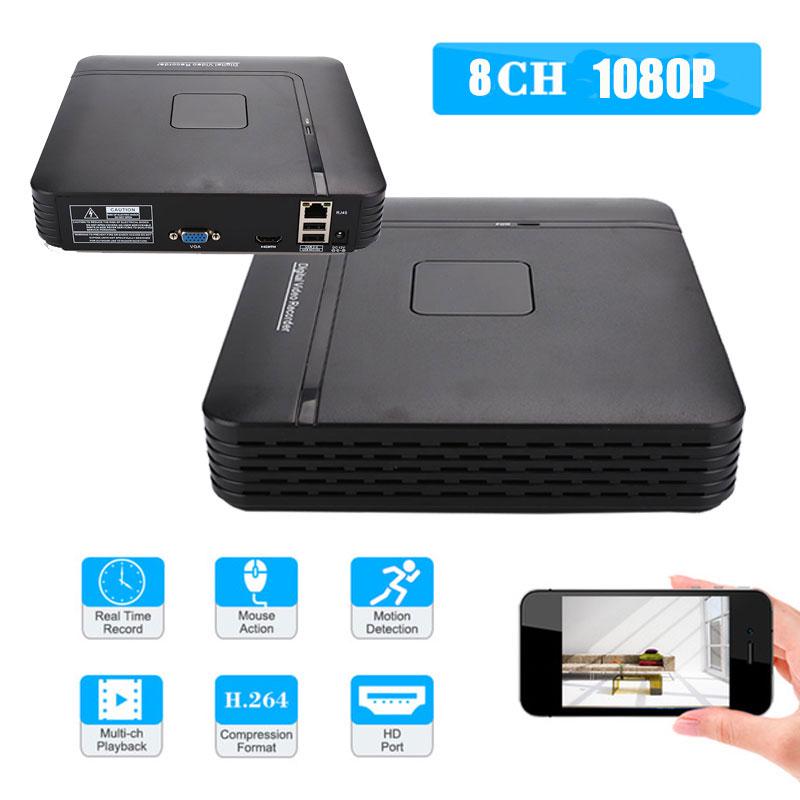 Professional CCTV DVR NVR 1080P Home Security 8CH DVR NVR H.264 HD NVR ...