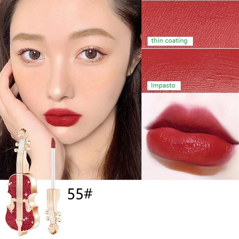 Buy 2022TVLV Violin Soft Mist Velvet Air Lip Glaze Noble and Elegant ...