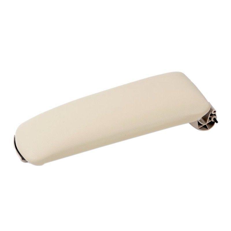 Center Console Armrest Lip Cover Black Leather Arm Rest Cap for Audi A4 ...